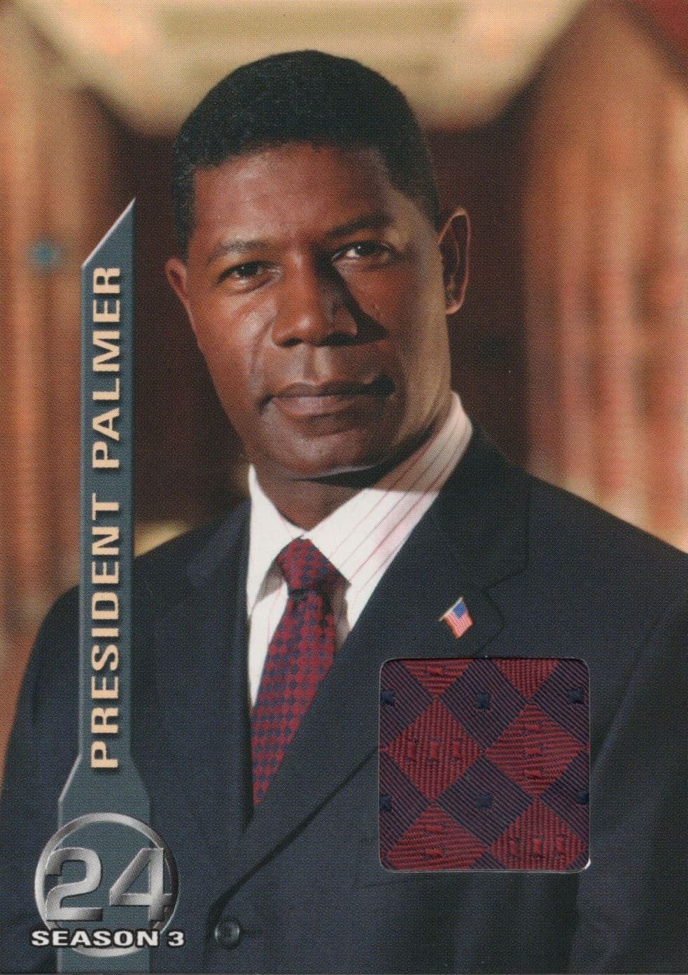 Tie of President Palmer Worn in Fox 24 TV Show Real Costume Card ...