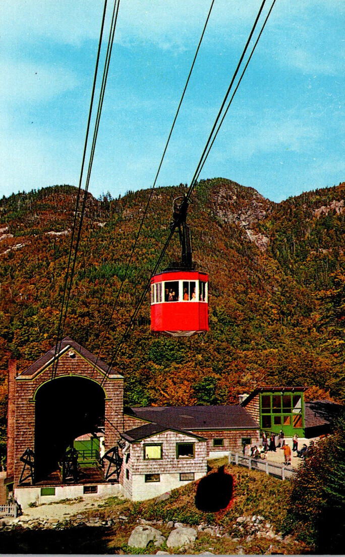 New Hampshire Franconia Notch Cannon Mountain Aerial Tramway Tram-Car ...