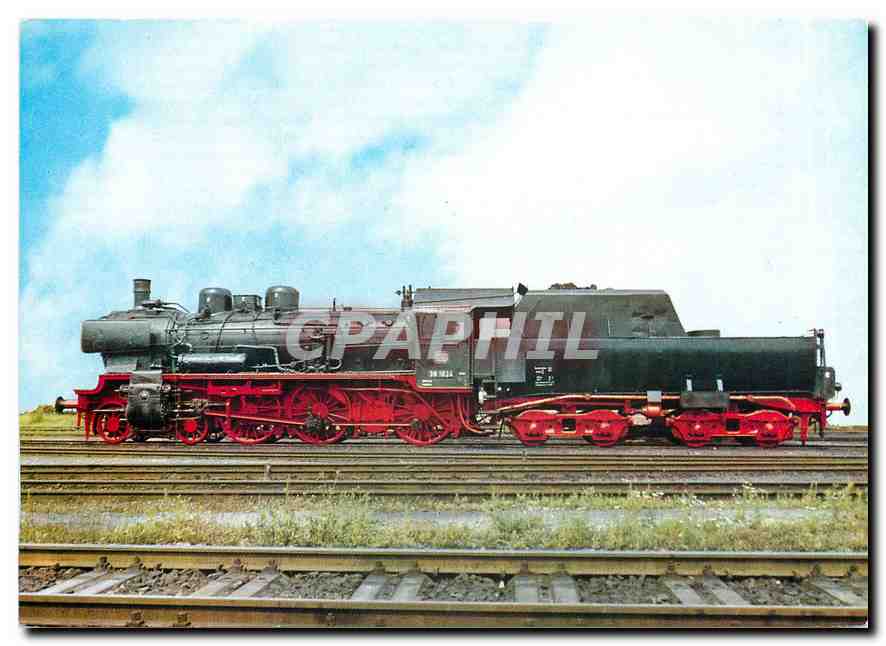 Postcard Modern locomotive class 38 Einheitsguterzulokomotive | Africa ...