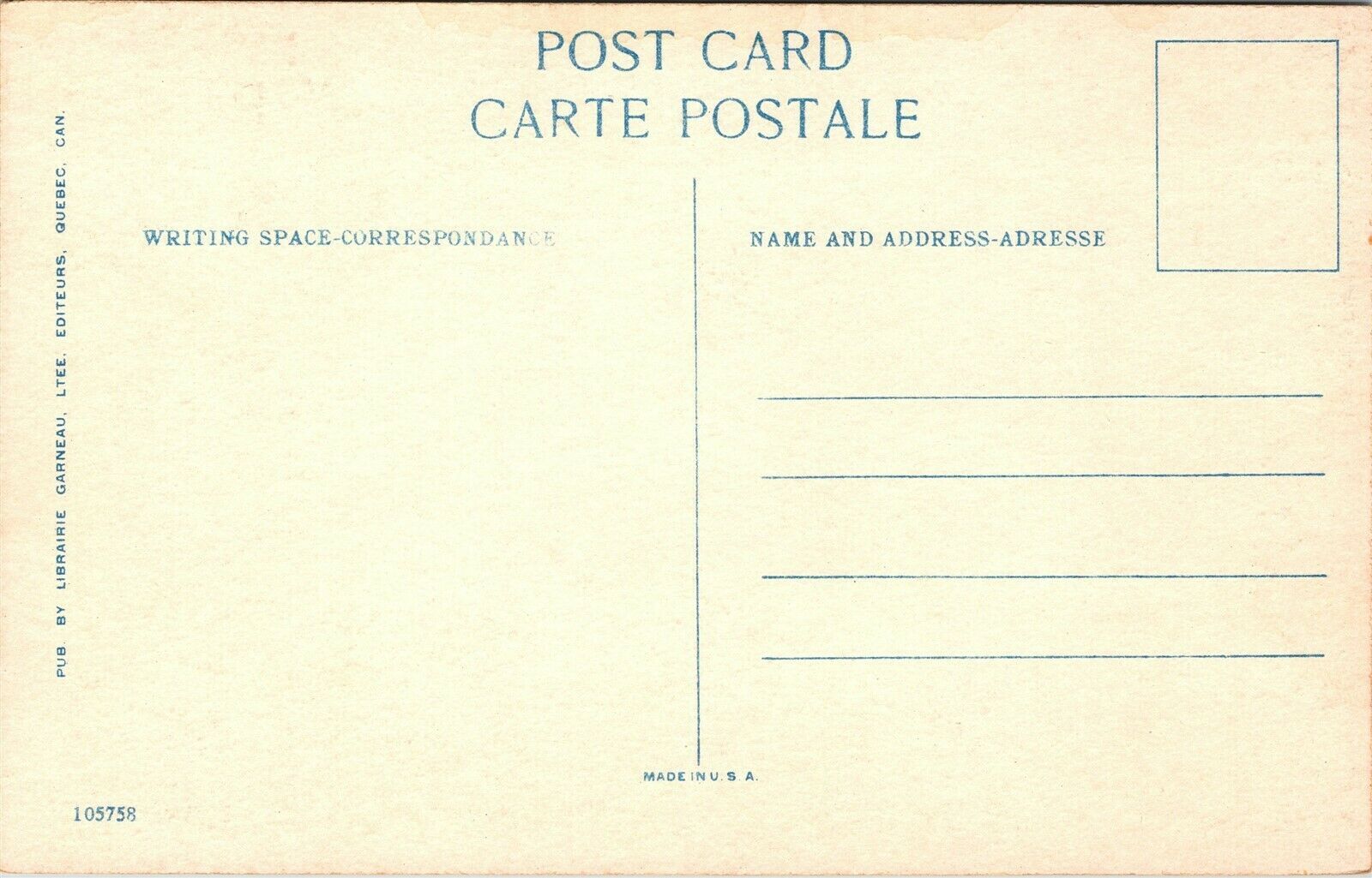 Postcard QC Quebec L'Archeveche de Quebec / Archbishop's Residence ...