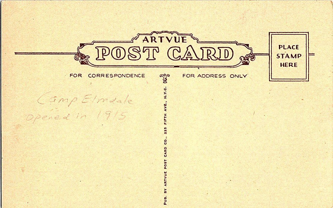 The Water's Fine at Camp Wood Elmdale Kansas Vintage Postcard Standard ...