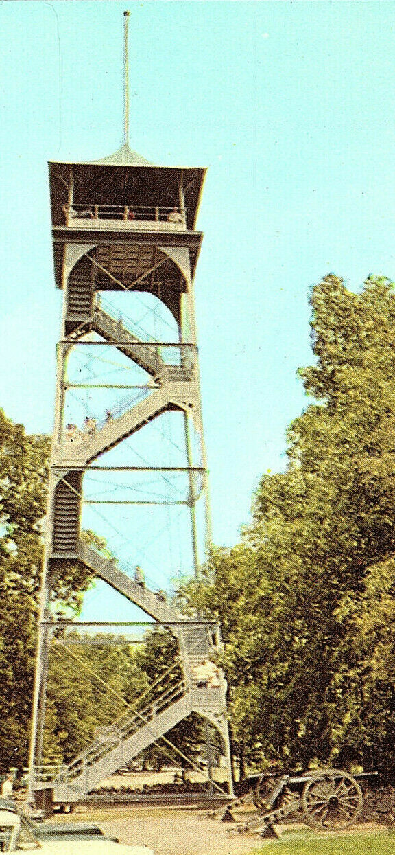 Steel Observation Tower Gettysburg PA Vintage Postcard Standard View ...