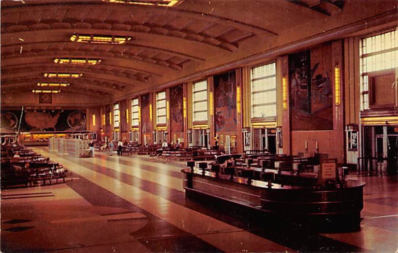 Concourse, Cincinnati Union terminal Cincinnati, Ohio, USA Railroad ...