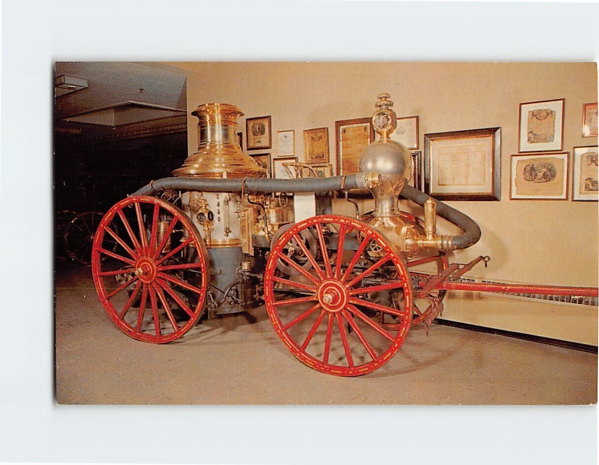 Postcard Steam Pumper, The American Museum Of Fire Fighting, Hudson ...