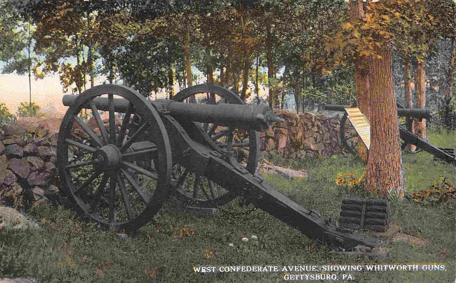 Whitworth Artillery Gun Cannon Civil War West Confederate Gettysburg PA ...