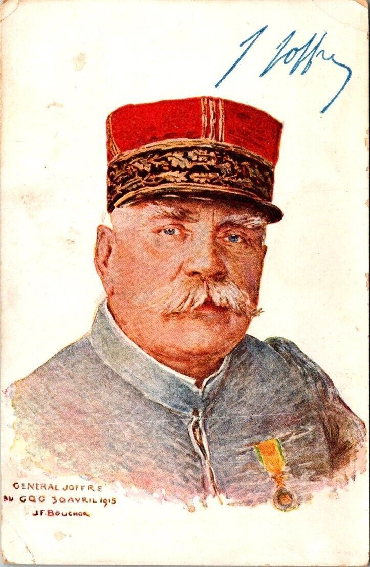 1915 General Joffre - Commander-in-Chief of French Army WWI Battle of ...