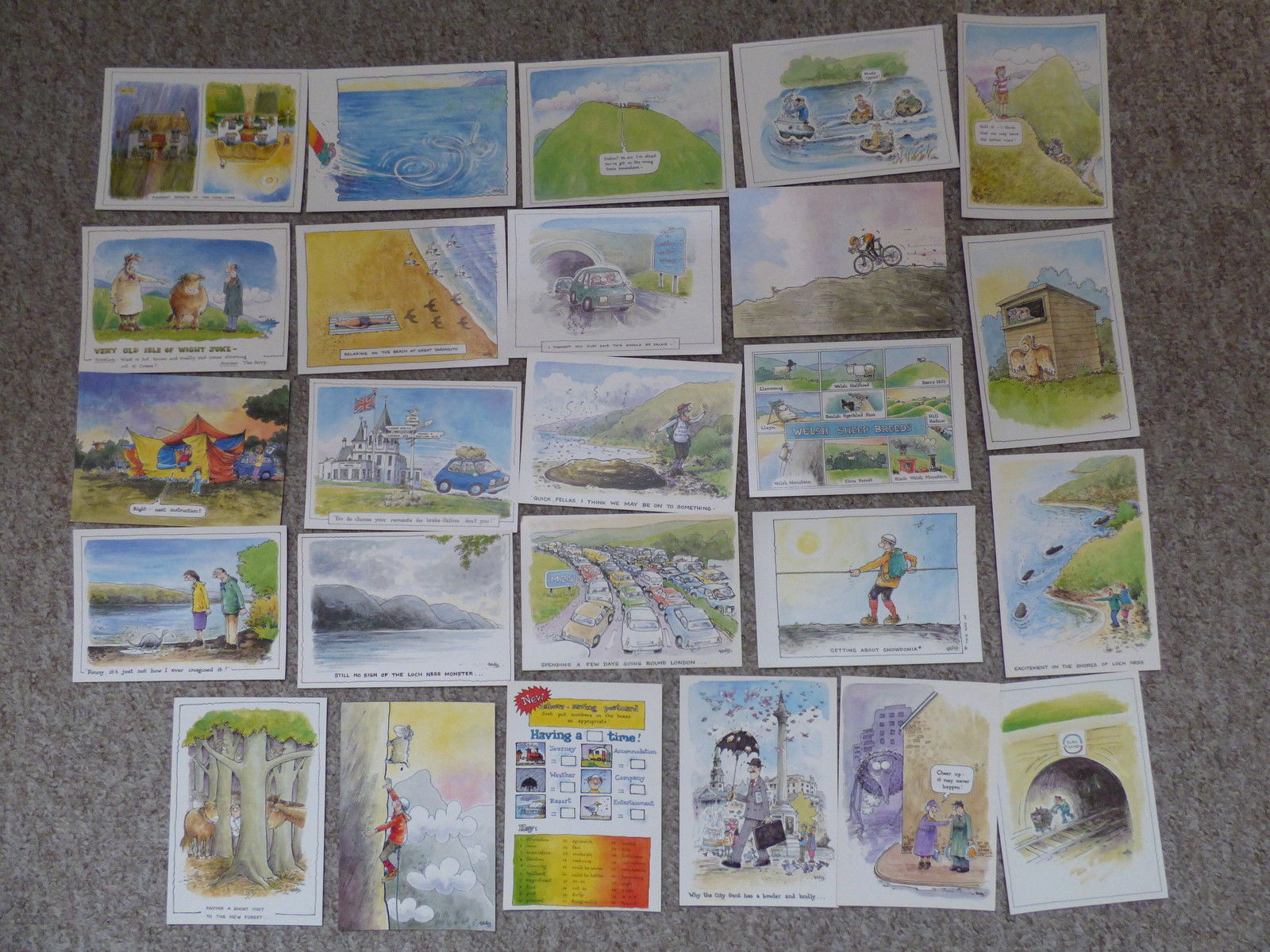 Bu0174 - 25 Cartes Postales par Bd Artiste Rupert Besley - Toutes ...