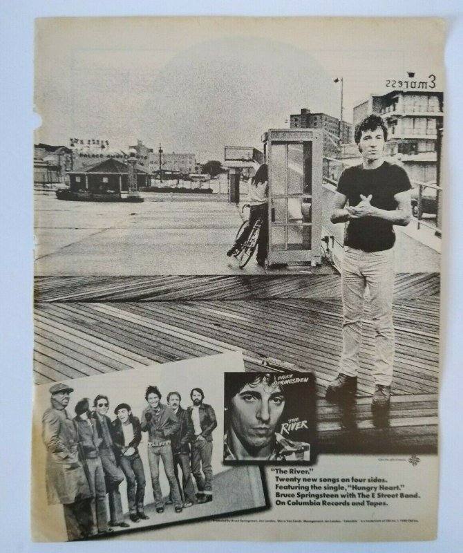 Bruce Springsteen The River Asbury Park Magazine Ad Original Ready To ...
