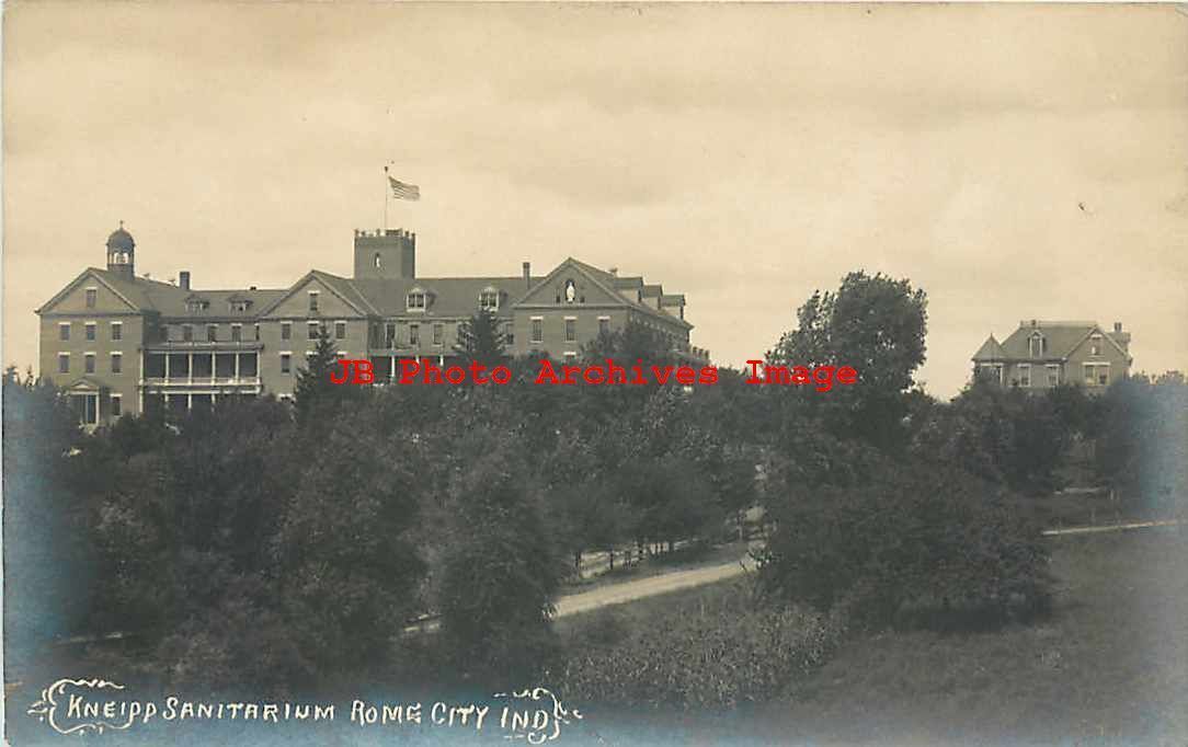 7 Postcards, Rome City, Indiana, RPPC, Views & Scenes of the Town ...