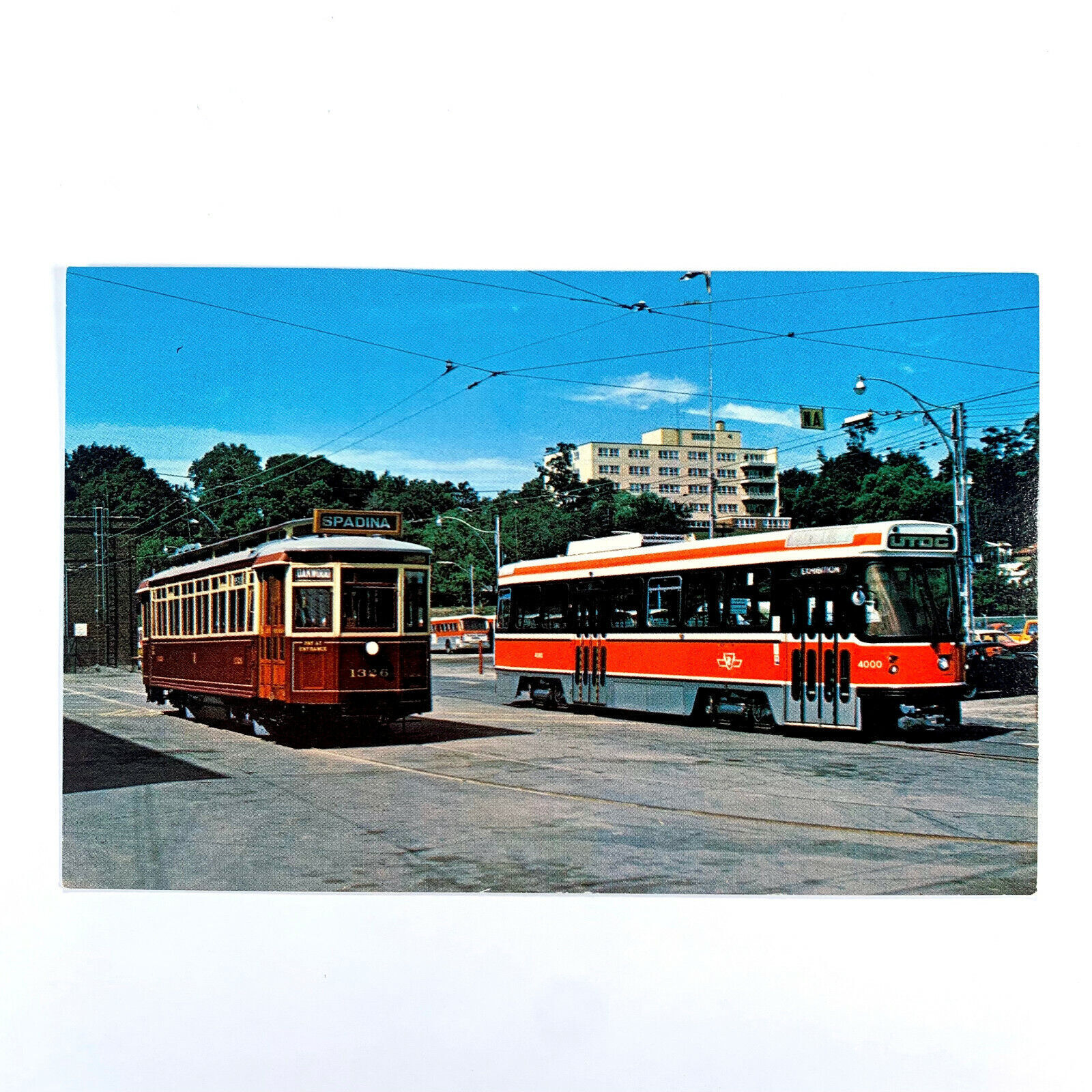 Postcard Railroad Train Toronto Transit Commision Trolleys Canada 1970s ...