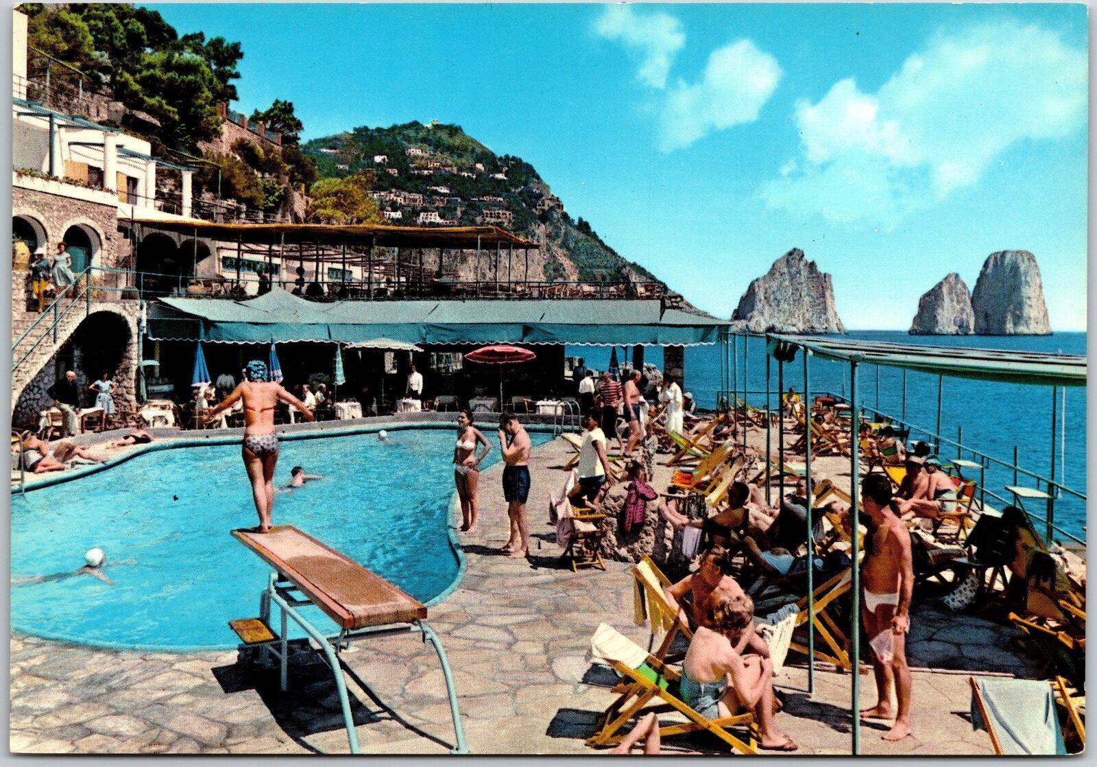 The Song of the Sea Capri Italy Swimmers Resort Hotel Swimming Pool ...