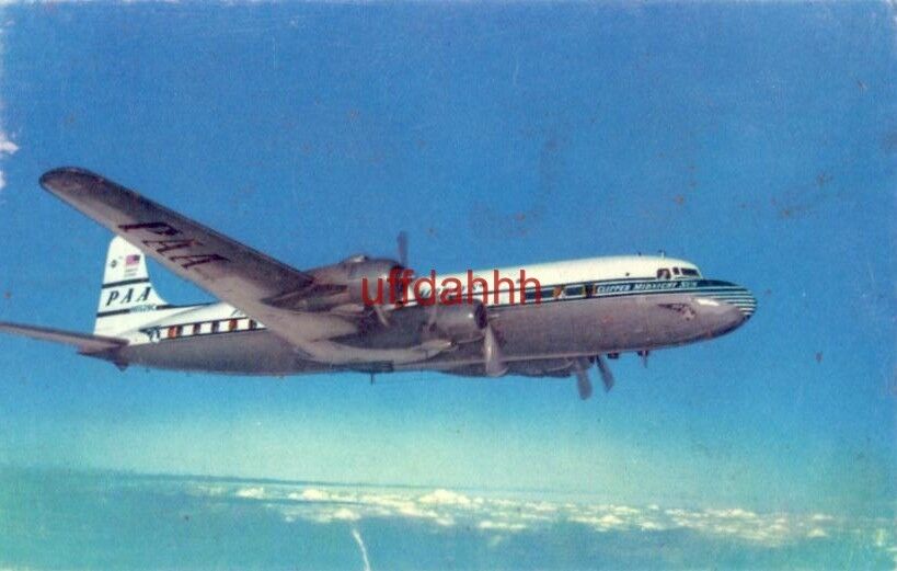 PAN AMERICAN WORLD AIRWAYS SUPER-6 CLIPPER designed for world flight ...