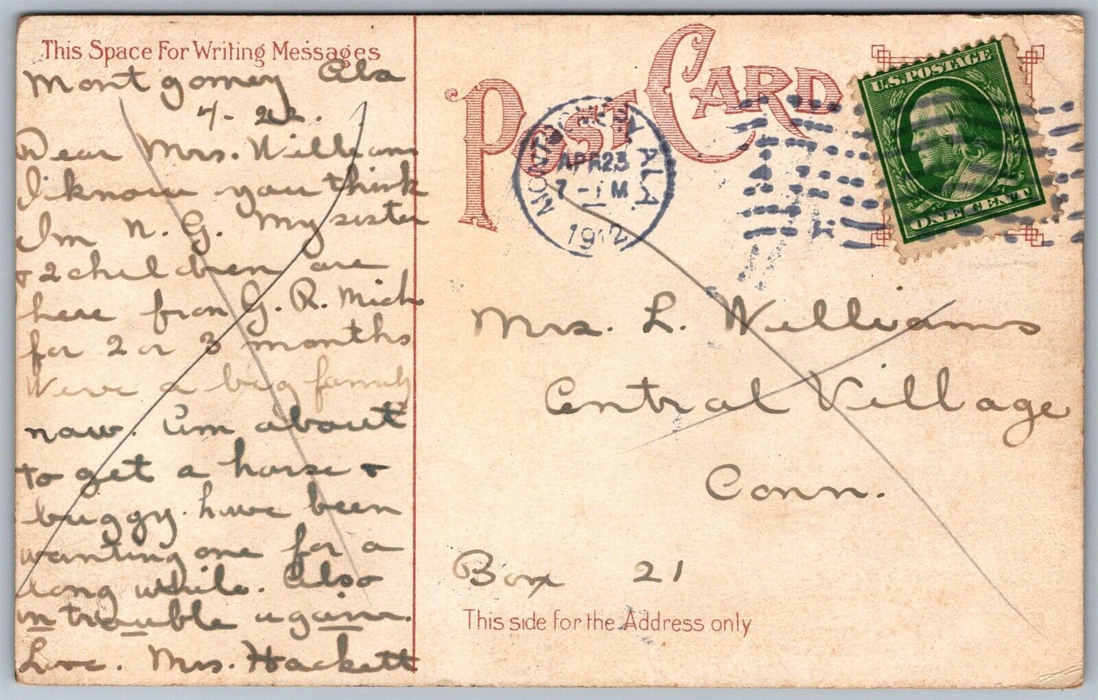 Vtg Montgomery Alabama AL State Capitol South View 1910s Old Postcard ...