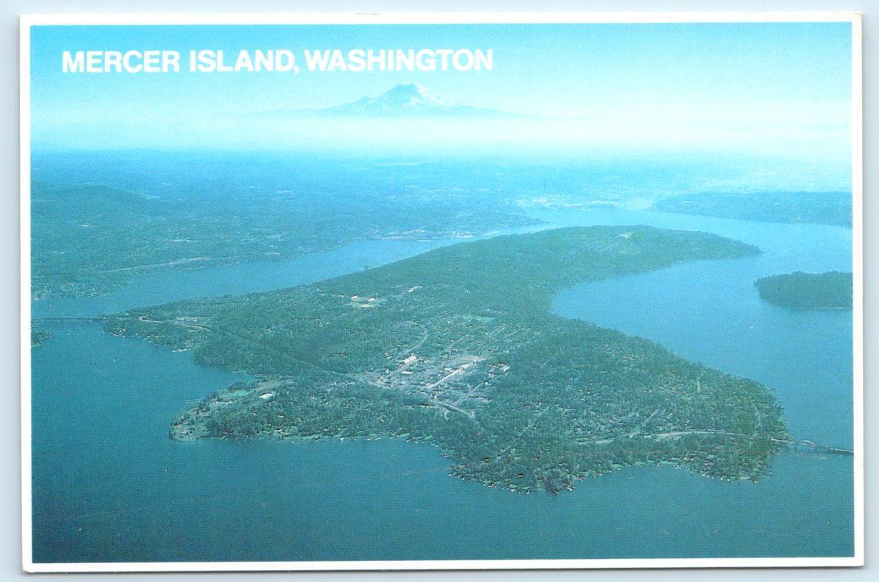 MERCER ISLAND, Washington WA ~ Aerial View KING COUNTY 4"x6" Postcard ...