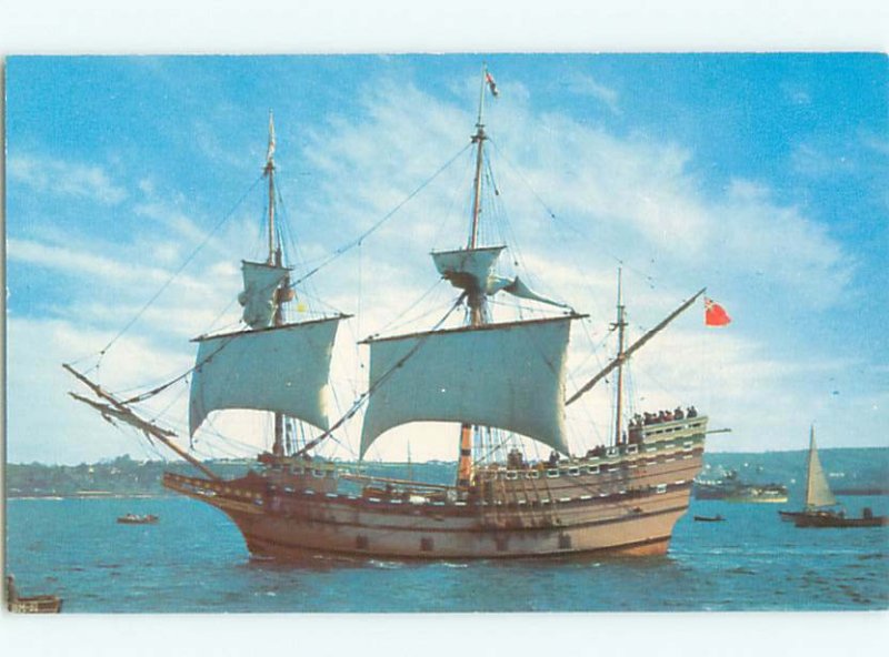 Pre-1980 MAYFLOWER II SHIP BOAT Plymouth - Near Brockton Massachusetts ...
