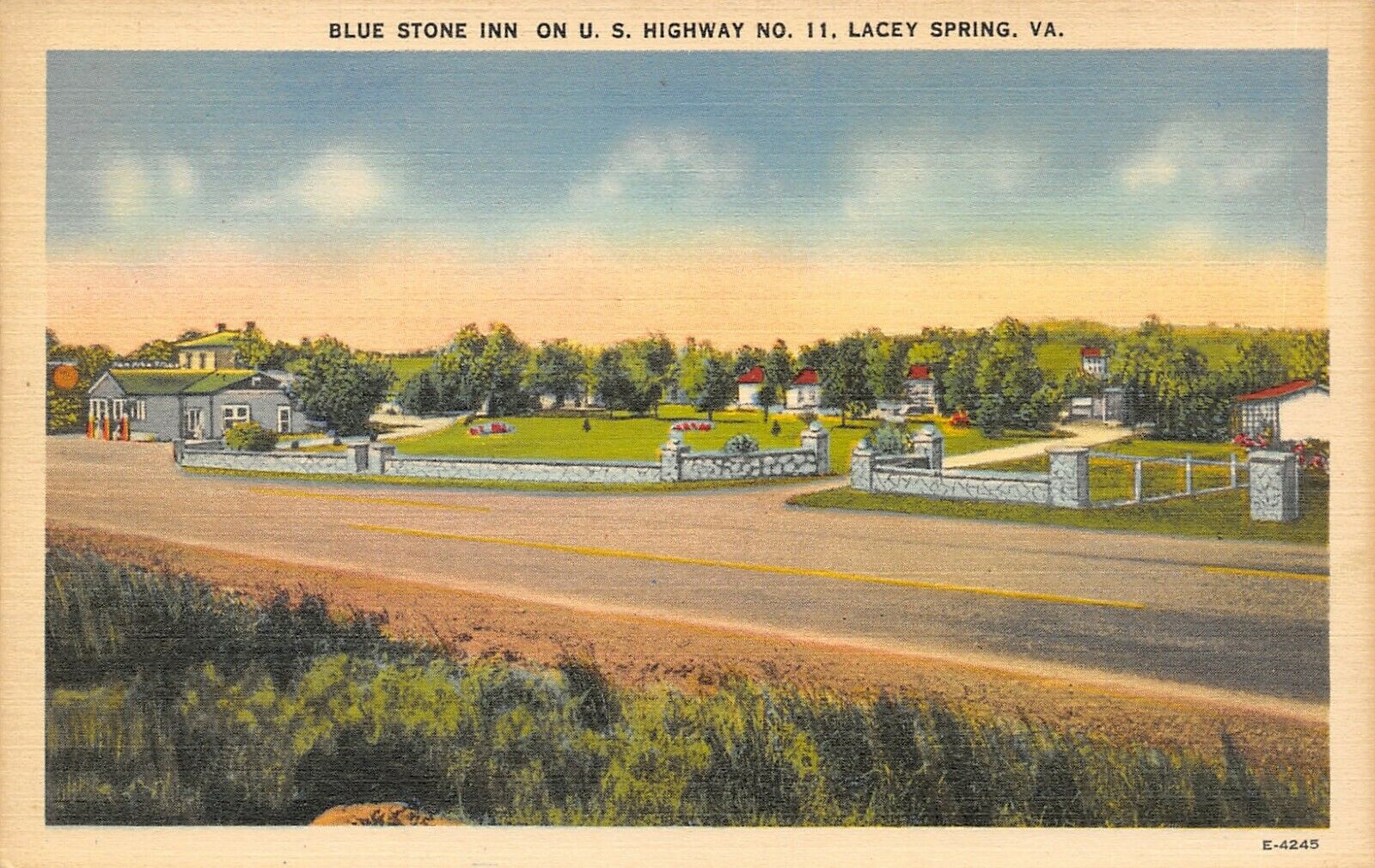 Lacey Spring Virginia~Roadside Motel~Highway 11~Blue Stone Inn~1940s ...