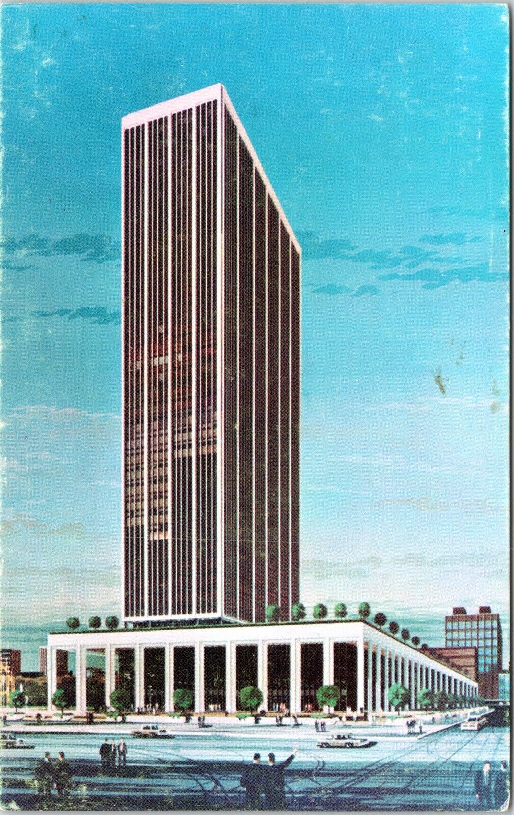 Indiana National Bank Tower Indianapolis Indiana IN Postcard VTG UNP ...