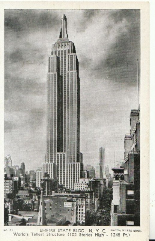 America Postcard - Empire State Building - New York City - Ref TZ7780 ...
