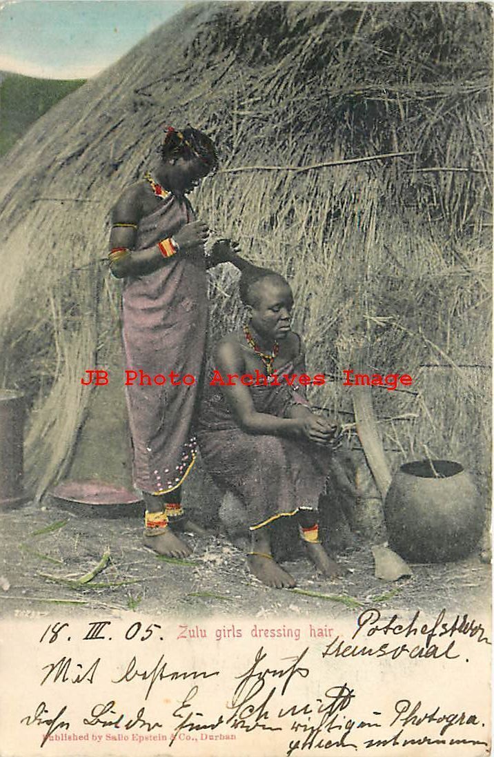 Africa Ethnic Culture, Folklore Costume, Zulu Girls Dressing Hair ...