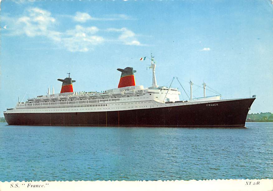 SS France French Line Ship Unused | Topics - Other, Postcard / HipPostcard