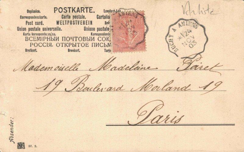 Victorian Attractive Lady Grete Lorma Vintage Postcard 03.56 | Other ...