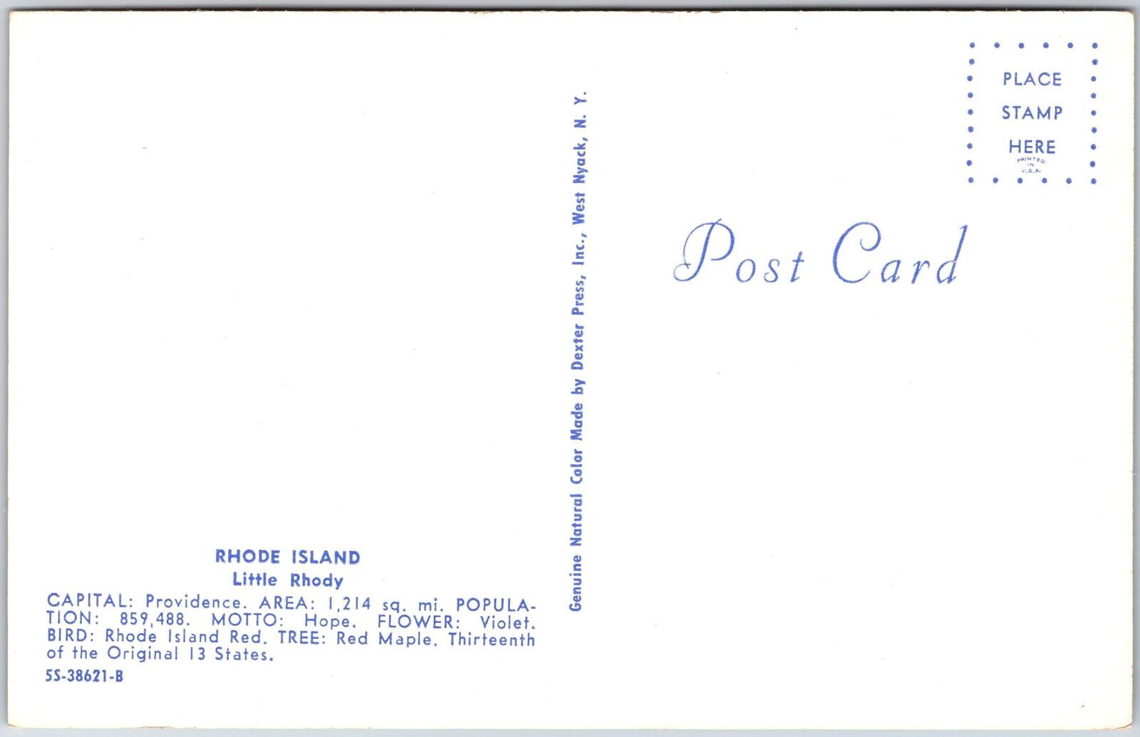 Rhode Island RI, Little Rhody, Famous Places, Map, Greetings, Vintage ...
