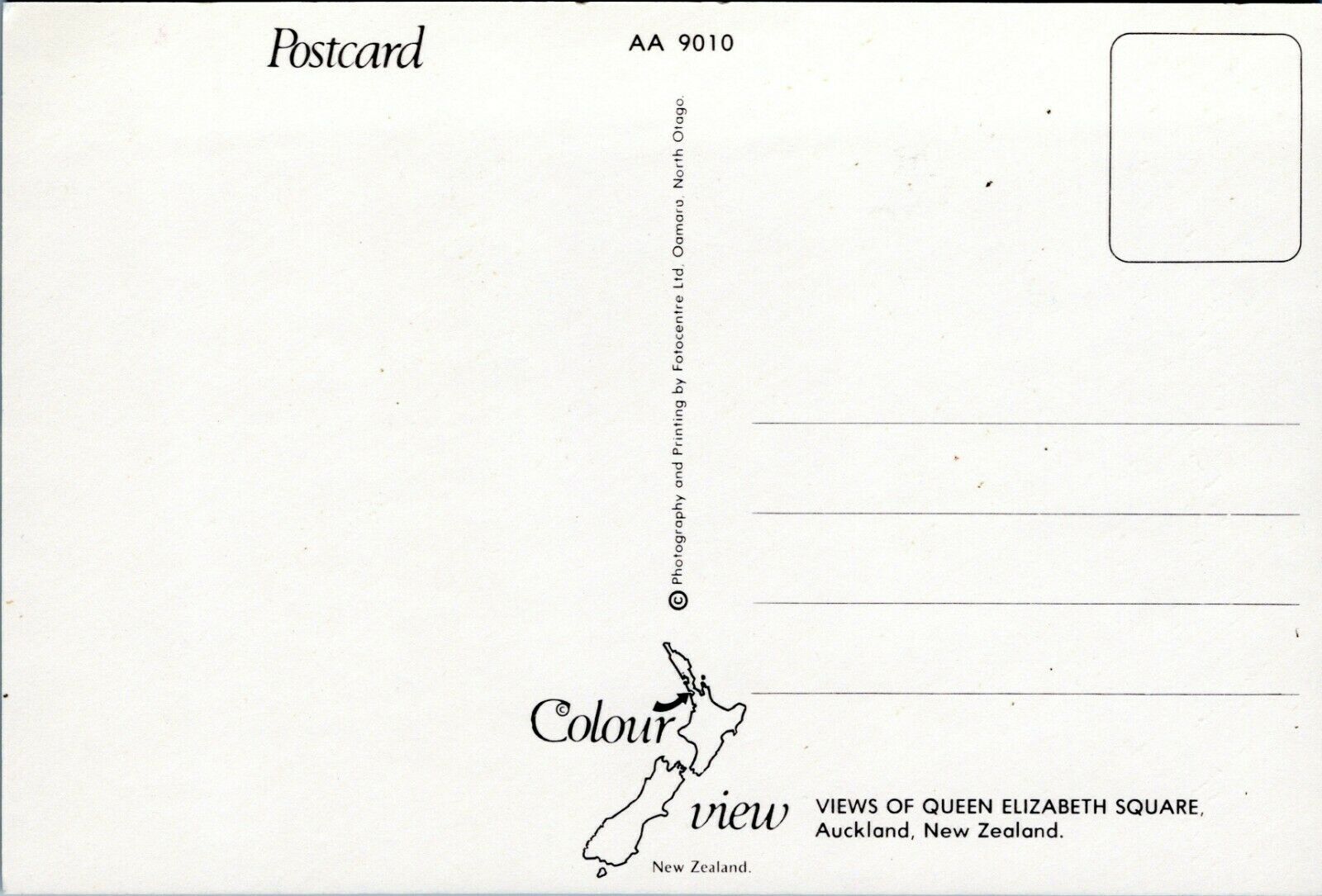 postcard Auckland, New Zealand - Queen Elizabeth Square multiview ...
