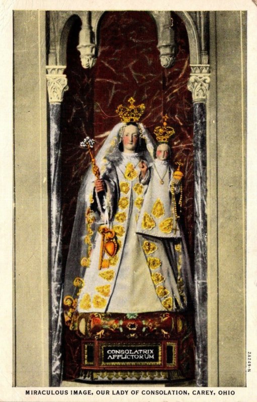 Ohio Carey Miraculous Image Our Lady Of Consolation 1946 | United ...