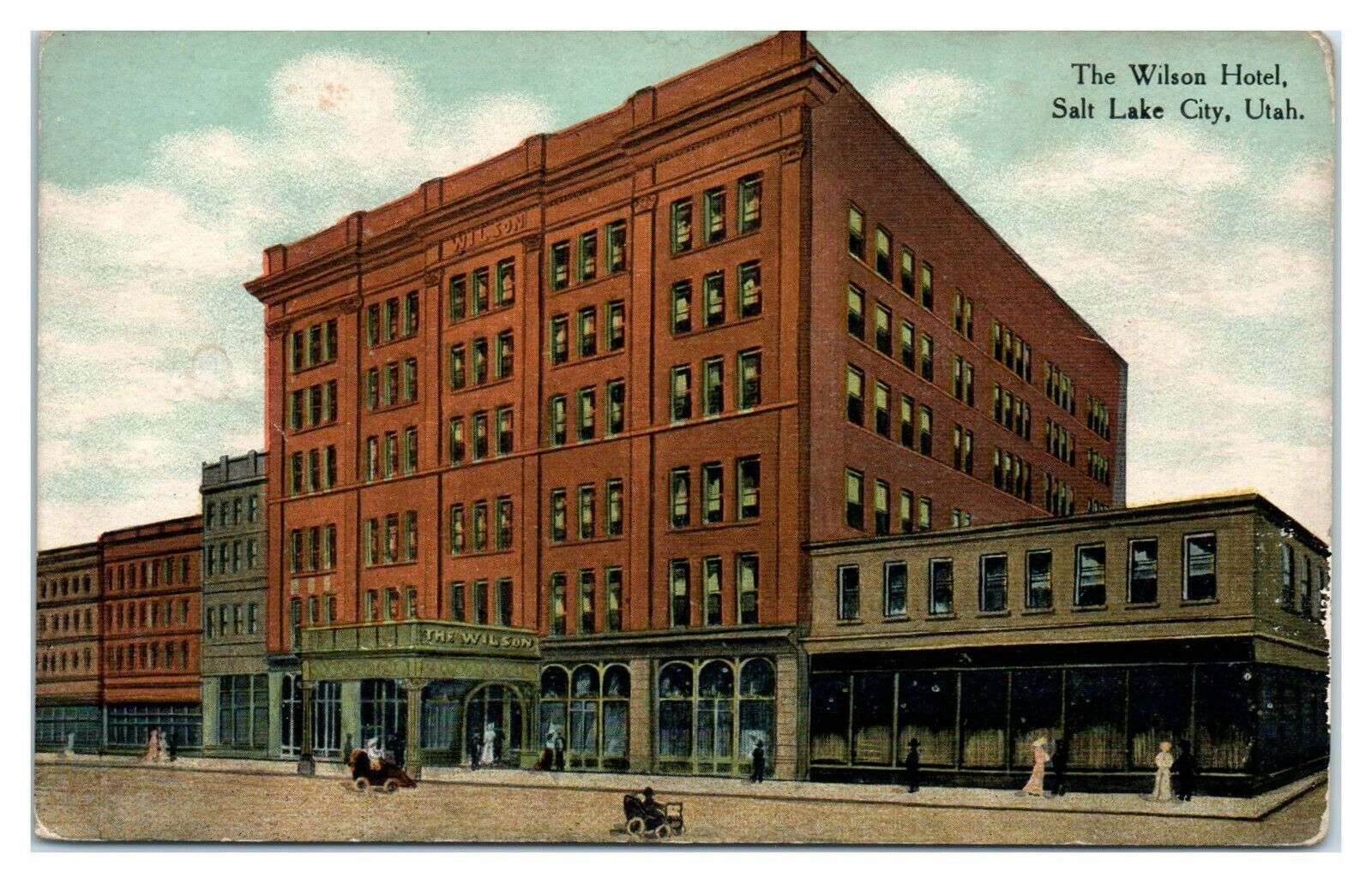 Early 1900s Wilson Hotel, Salt Lake City, UT Postcard *6E(3)4 | United ...