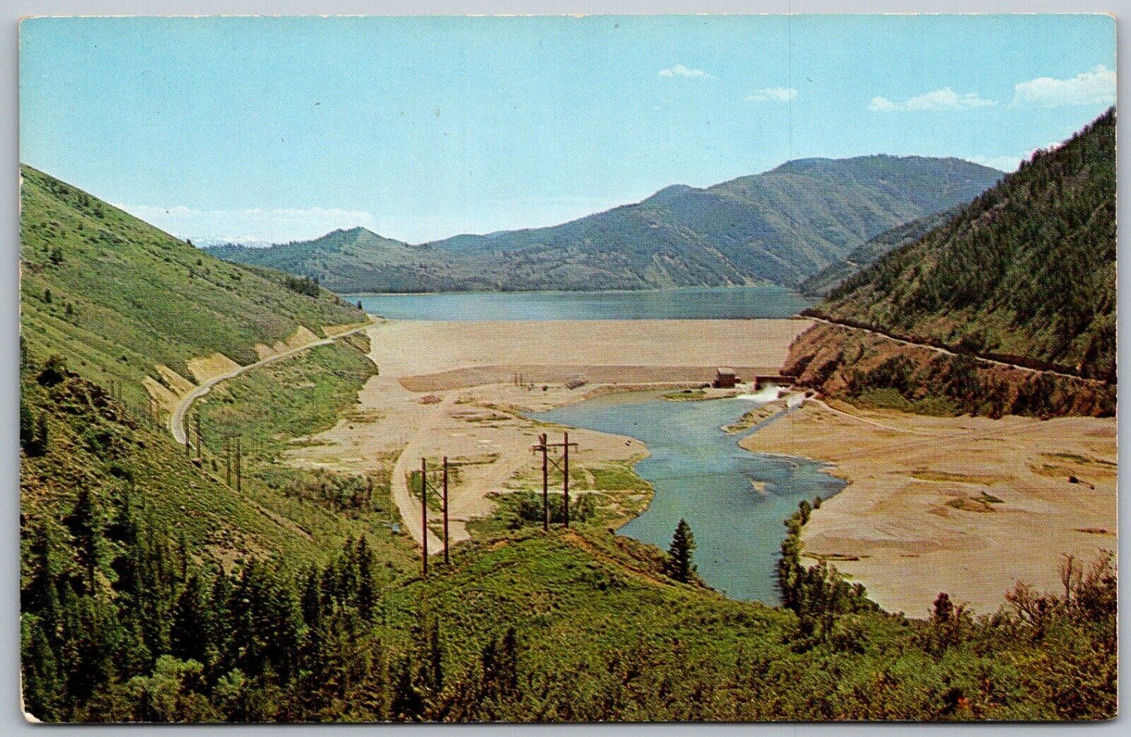 Swan Valley Idaho 1960s Postcard Palisades Dam & Lake | United States ...