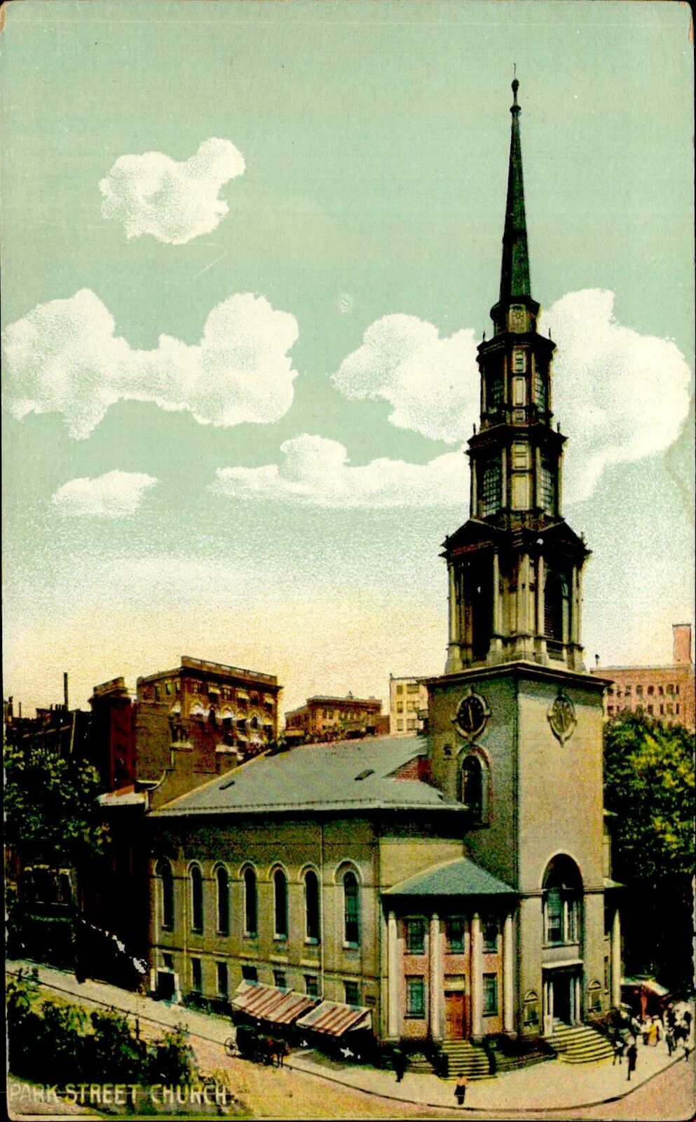 CE3870 park street church boston massachusetts usa | United States ...