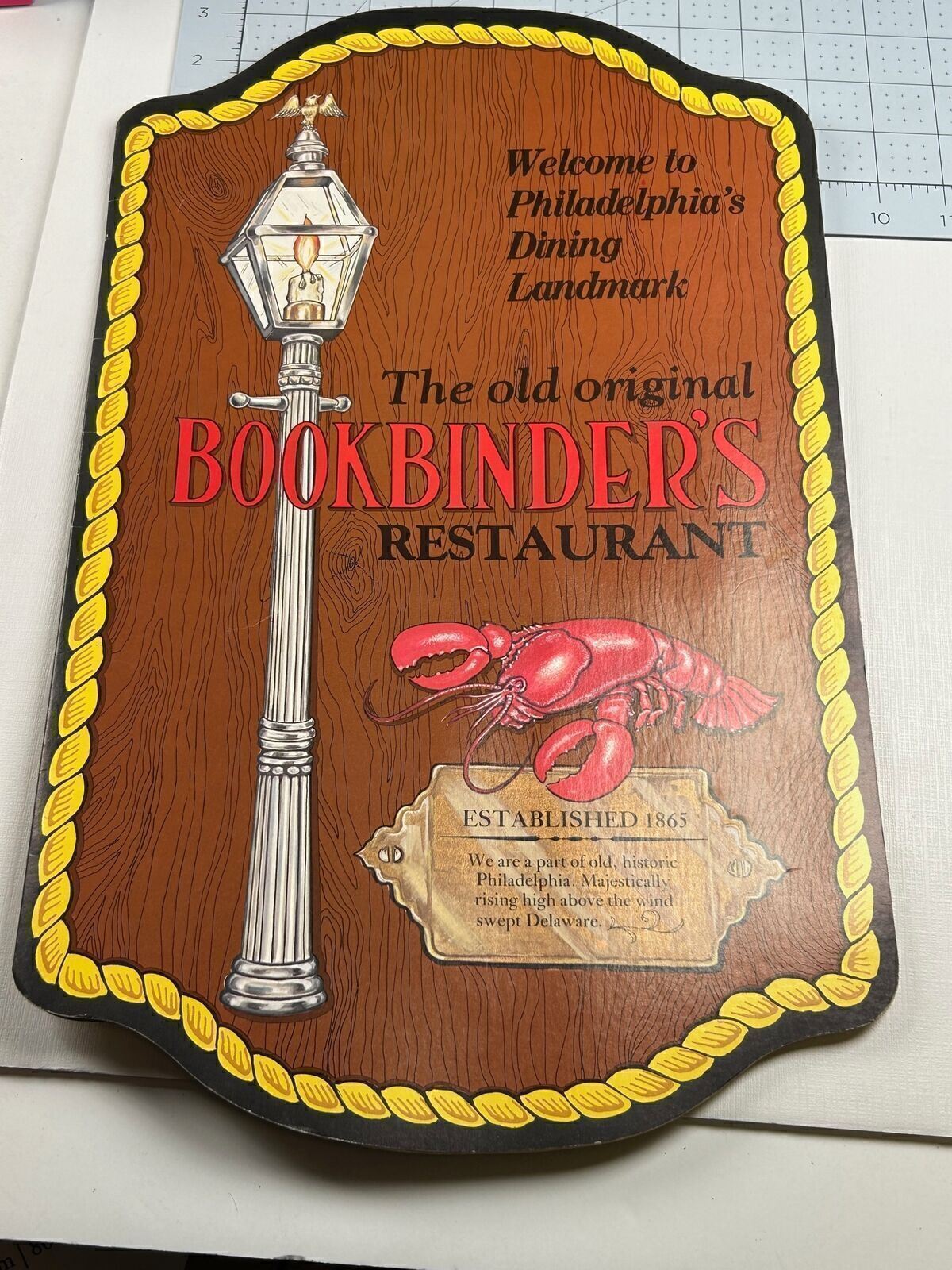 Vintage Restaurant Menu Original Bookbinder's Philadelphia PA ...