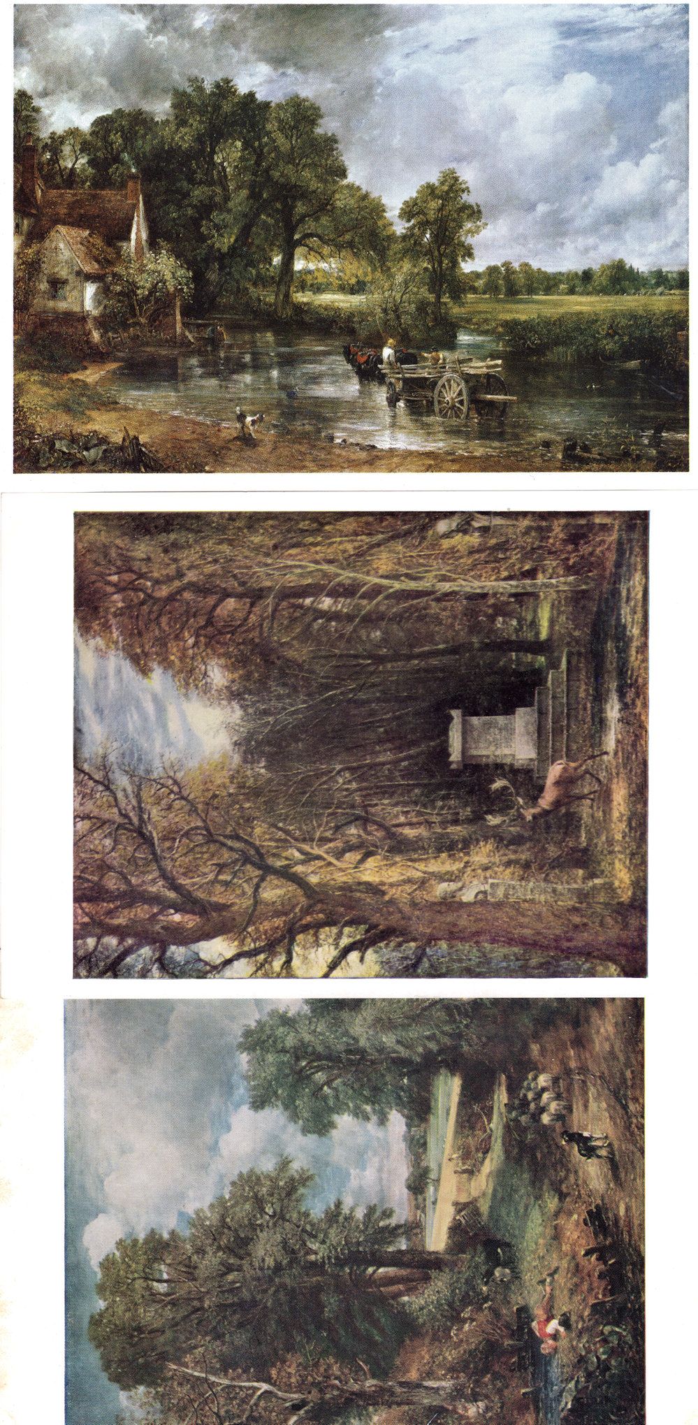 John Constable The Cornfield Hay-Wain 3x National Gallery Postcard s ...