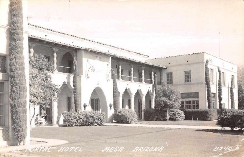 Mesa Arizona El Portal Hotel Real Photo Vintage Postcard AA12044 ...