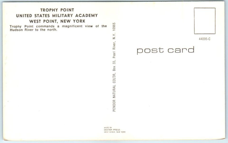 B-63697 Trophy Point, United States Military Academy - West Point, New ...