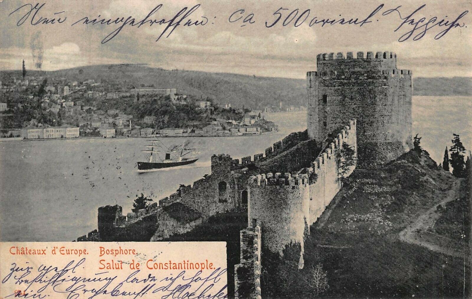 Chateaux D'europe~Bosphore Turkey~Salur De Constantinople 1904 Photo ...