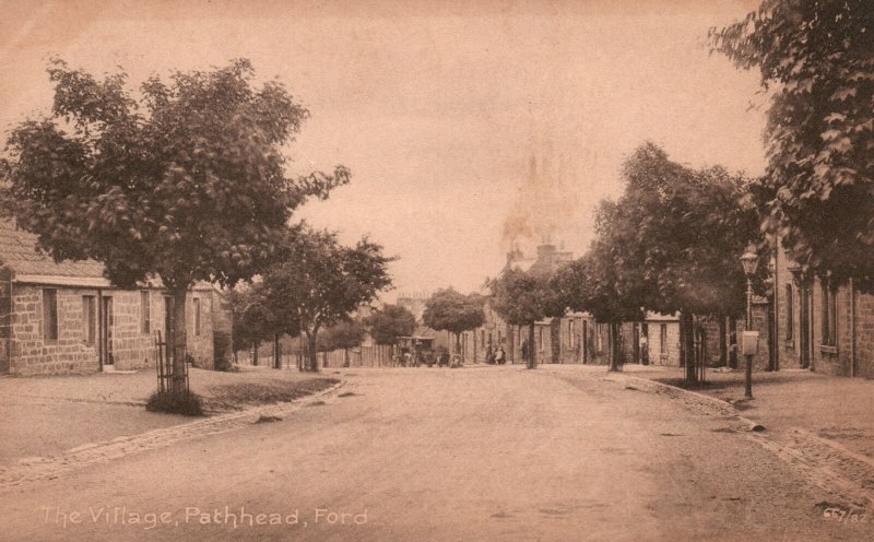 Vintage Postcard 1910's The Village Pathhead Ford Kirkcaldy Midlothian ...