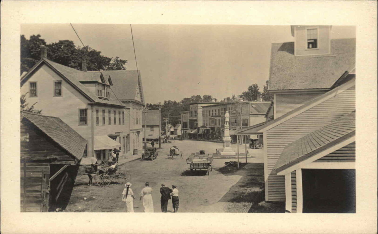 Wilton Maine ME Nice Street Scene c1910 Real Photo Postcard | United ...