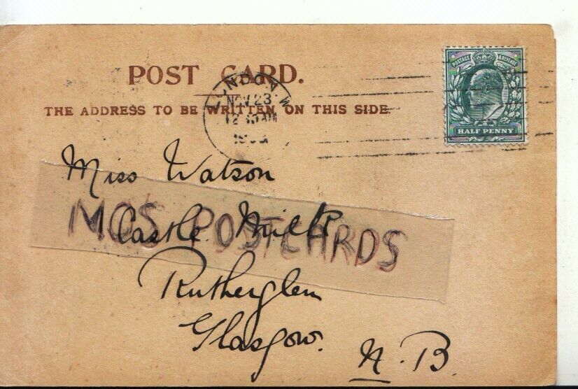 Genealogy Postcard - Watson - Castle Milk, Rutherglen, Glasgow - Ref R58 | Other / Unsorted ...