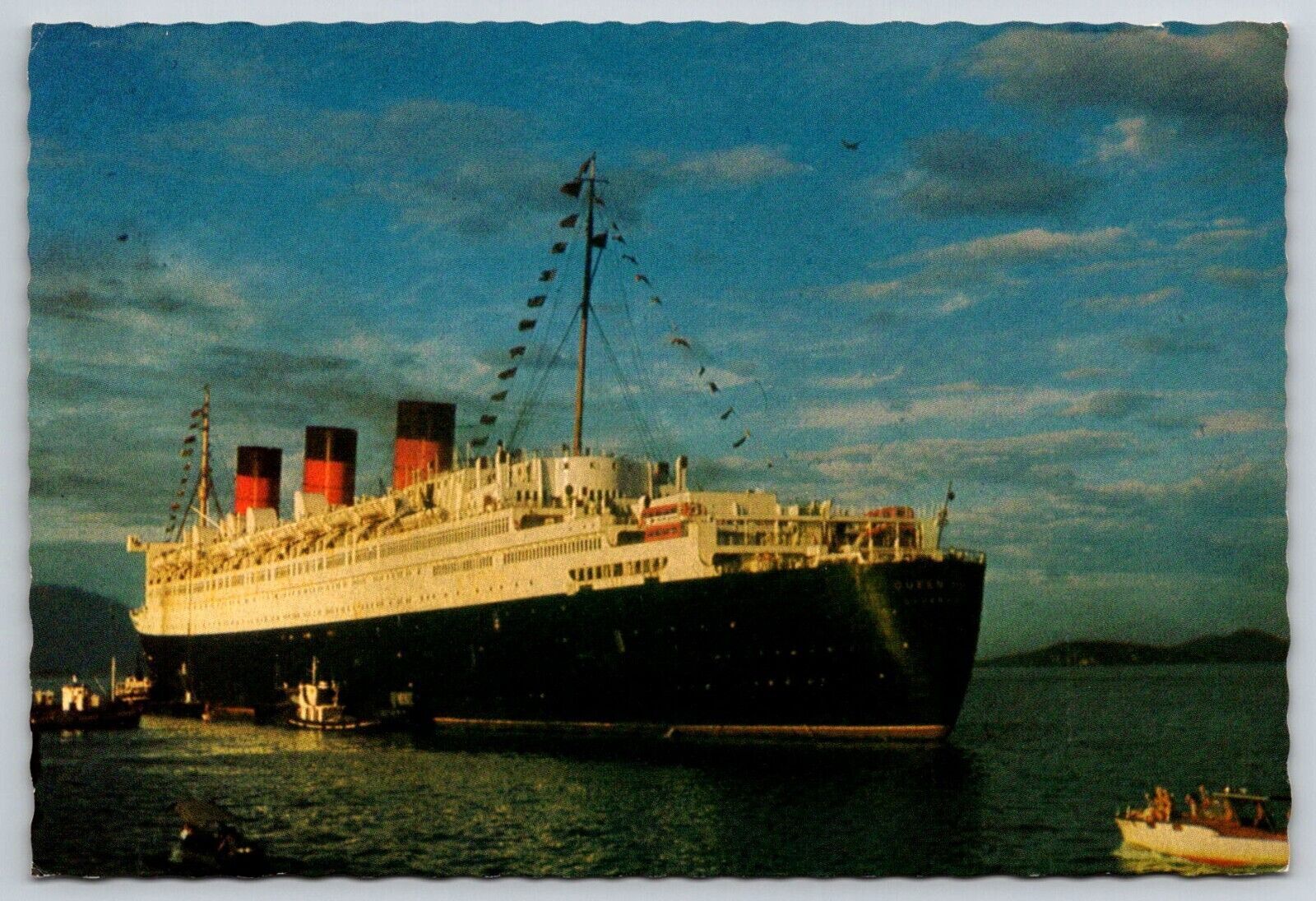 Cruise Ship Queen Mary The Last Great Cruise 1967 Postcard | Other ...