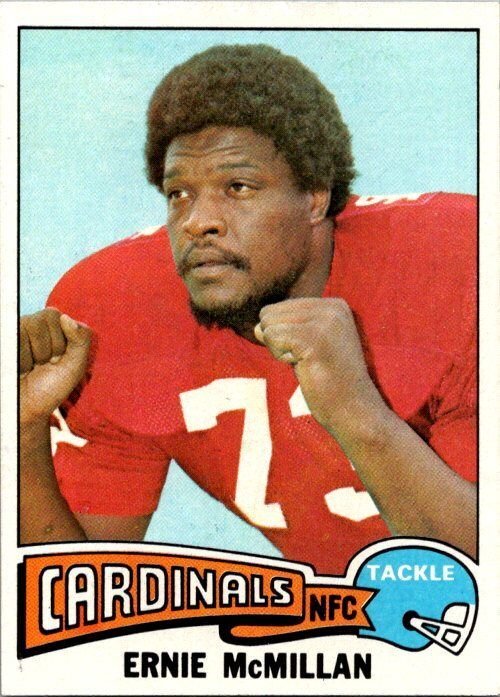 1975 Topps Football Card Ernie McMillan St Louis Cardinals | Topics ...
