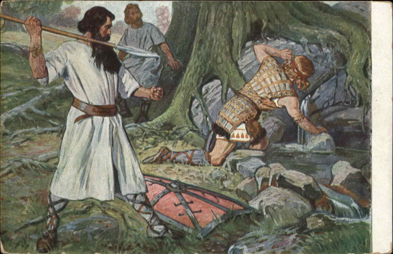 GERMAN EPIC POEM Nibelungenlied Illustrated SPEAR MYTHOLOGY DR REUKAUF ...