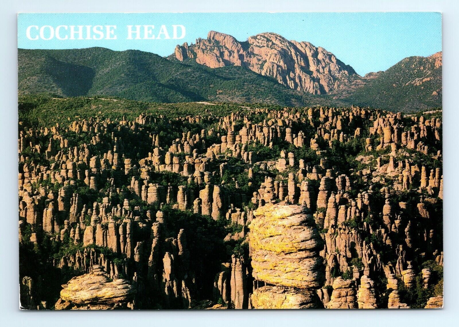 Cochise Head Chiricahua National Monument AZ Postcard | United States ...