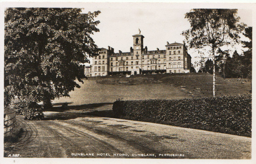 Scotland Postcard - Dunblane Hotel - Hydro - Perthshire - Real Photo ...