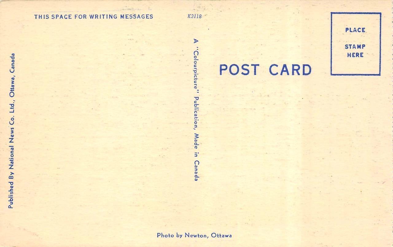 2~Linen Postcards OTTAWA, Ontario Canada UNITED STATES EMBASSY & FRENCH ...