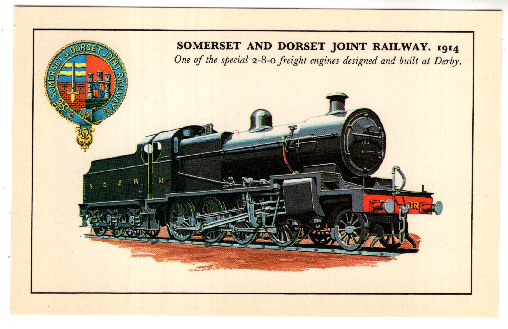 Somerset and Dorset Joint Railway Train 1914 | Topics - Transportation ...