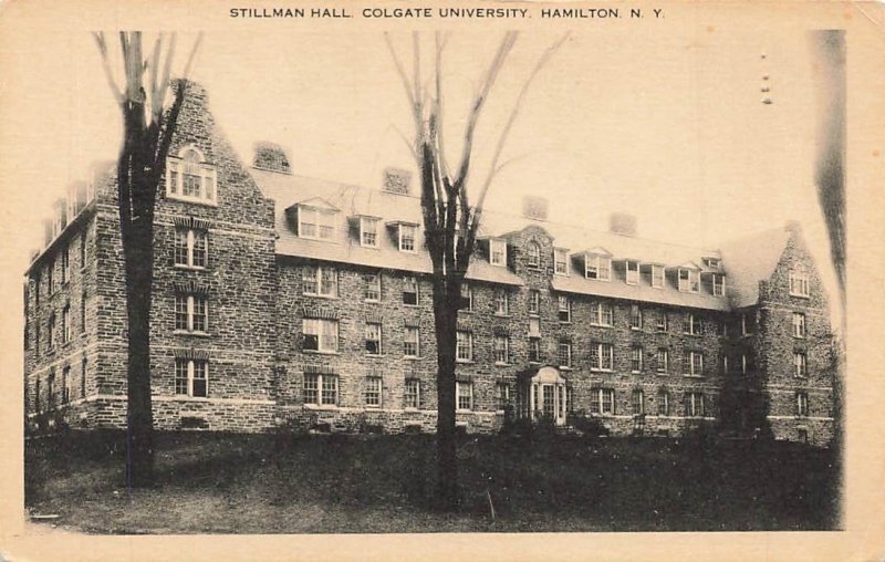 Vintage Stillman Hall Colgate University Hamilton NY P554 | United ...