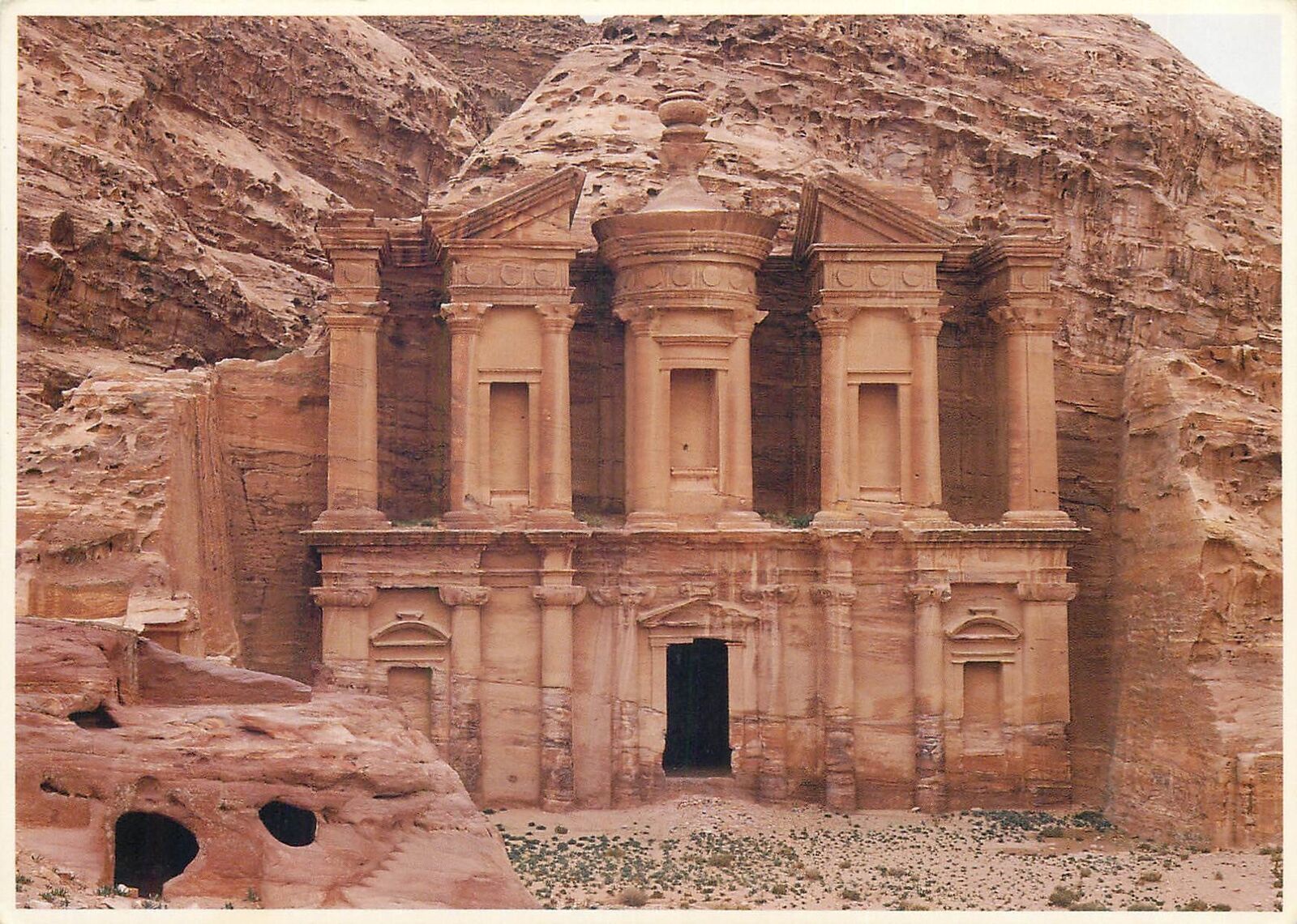 Postcard Jordan Petra historical site ancient city detail aspect | Asia ...