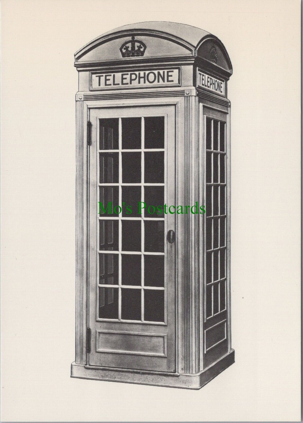 Royal Mail Postcard - Post Office, Cast Iron Telephone Kiosk No 2 Ref ...