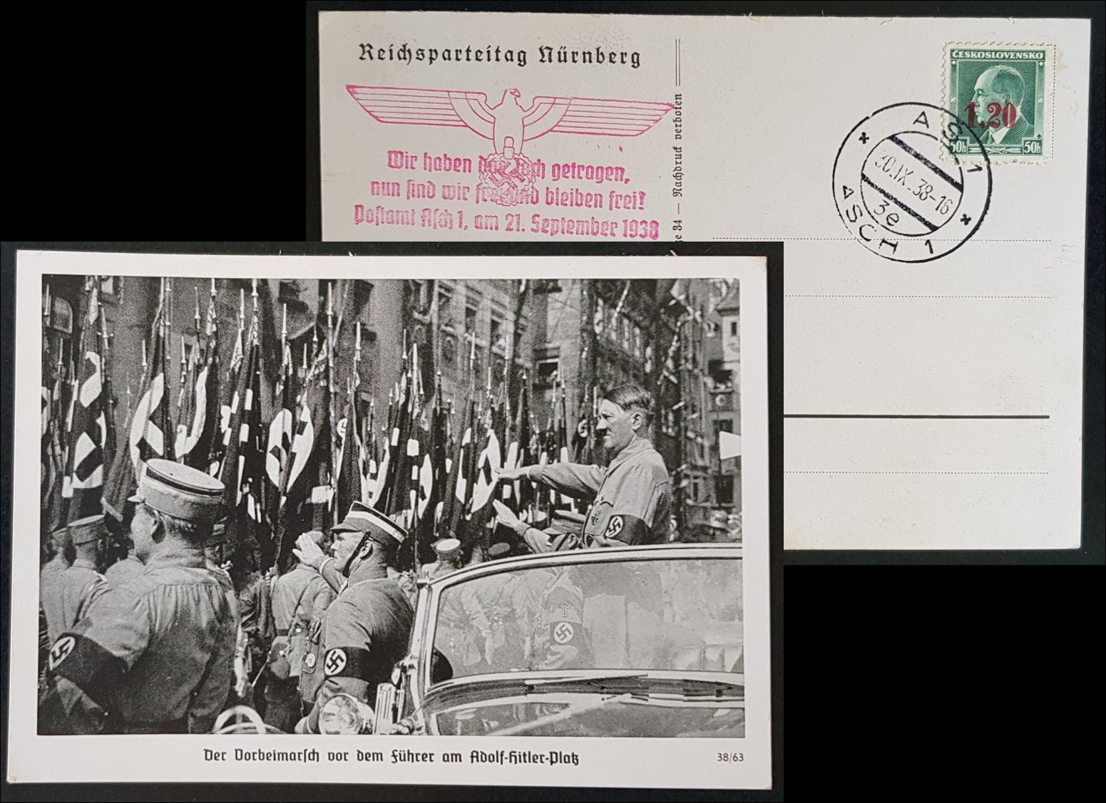 Germany 3rd Third Reich Nsdap Original Propaganda Postcard Nuremberg ...